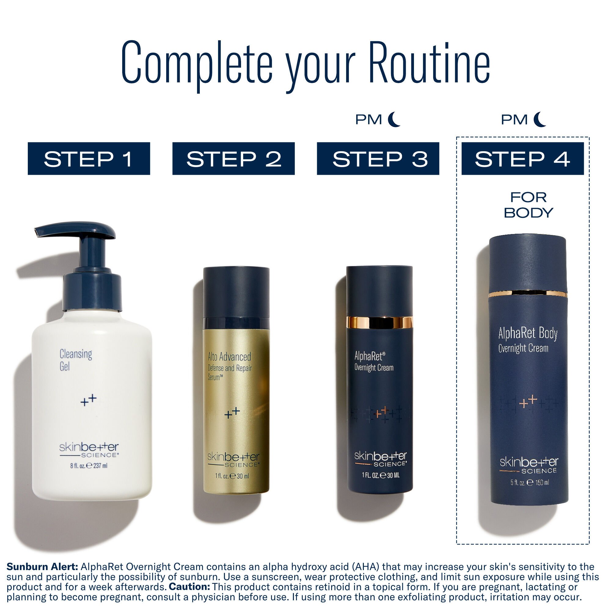 AlphaRet Body Overnight Cream | skinbetter science