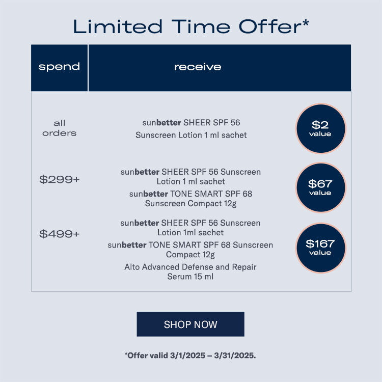 Offers & Promotions | skinbetter science